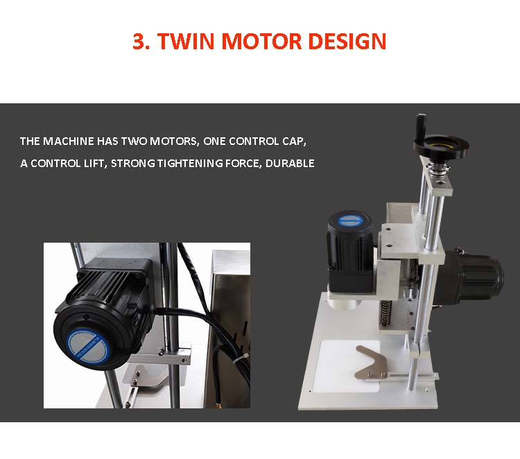 Glass Metal Bottle Jar Screw Press Capping Sealing Machine - Buy Semi ...